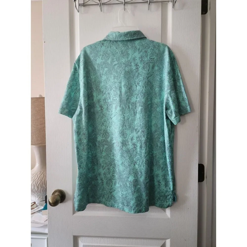 Tori Richard | Shirts | Tori Richard Honolulu Mens Polo Shirt Aqua ...